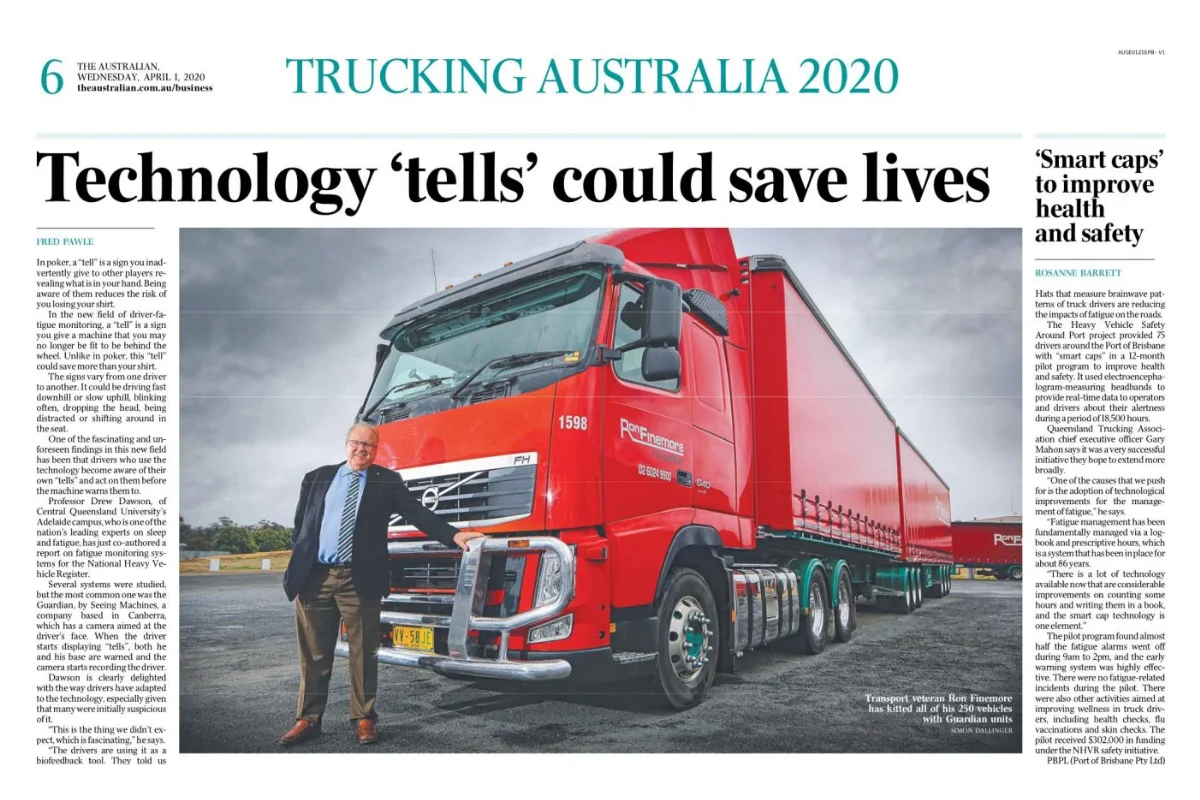 Trucking Australia 2020 Special Report by The Australian | Seeing Machines